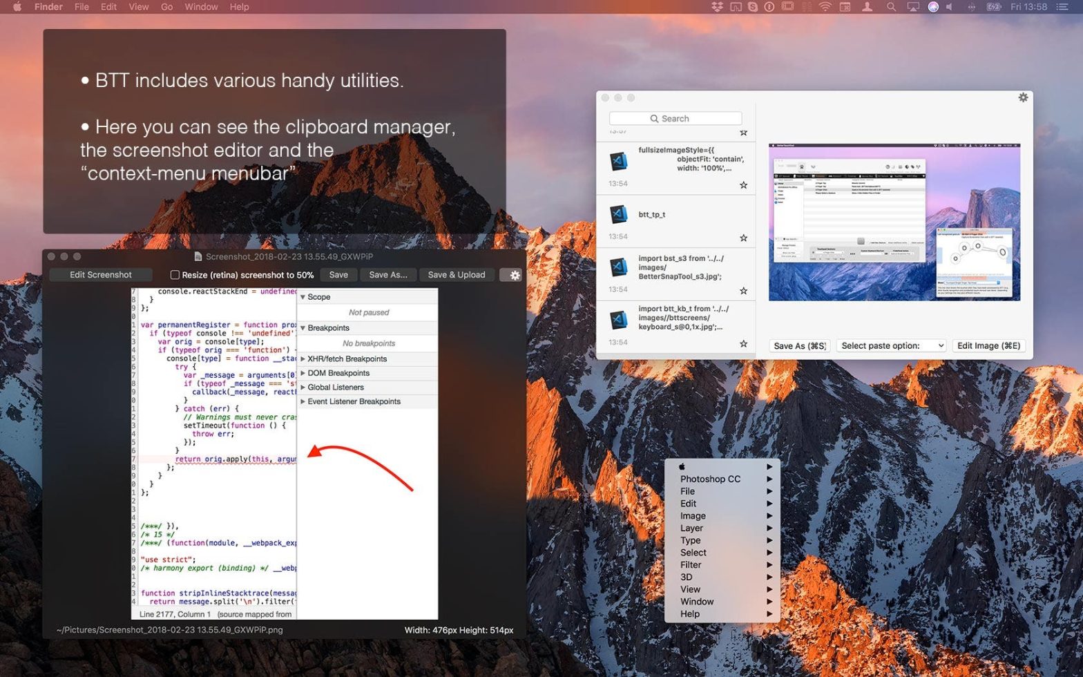 BetterTouchTool Mac 触摸板增强工具软件丨中文网站正版购买 – BetterTouchTool 是一款功能丰富的 Mac 应用程序，可自定义各种输入设备，如触控板、鼠标、键盘 ...